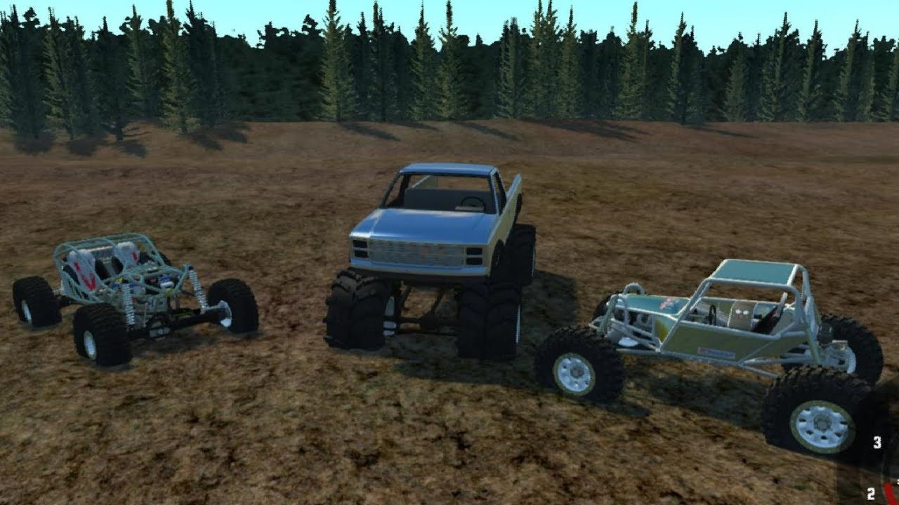 BeamNG.drive Mods - Monster Truck & Tube Buggys - Extreme Mudding - YouTube