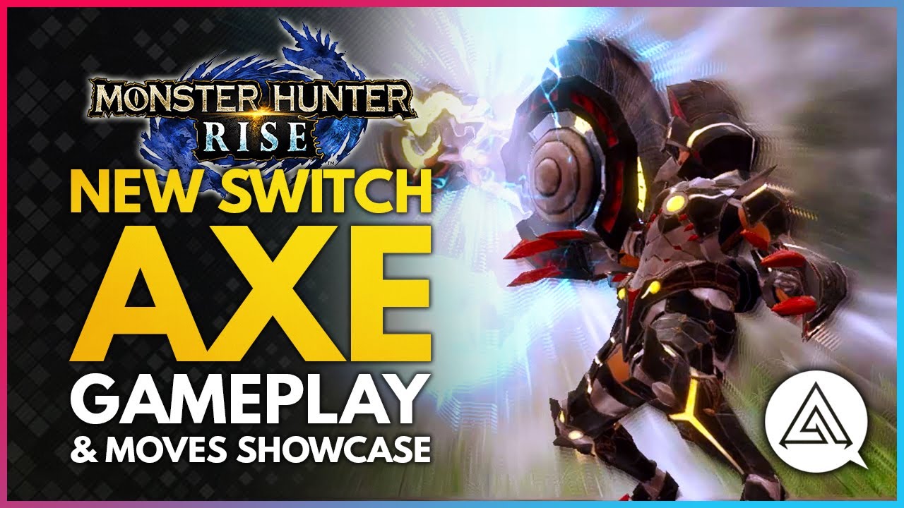 Monster Hunter Rise | New Switch Axe Weapon Gameplay & Moves Showcase ...