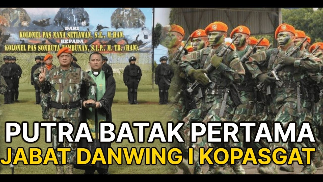 Putra batak ditunjuk Jadi Komandan Wing KOMANDO I Pasukan Gerak Cepat ...