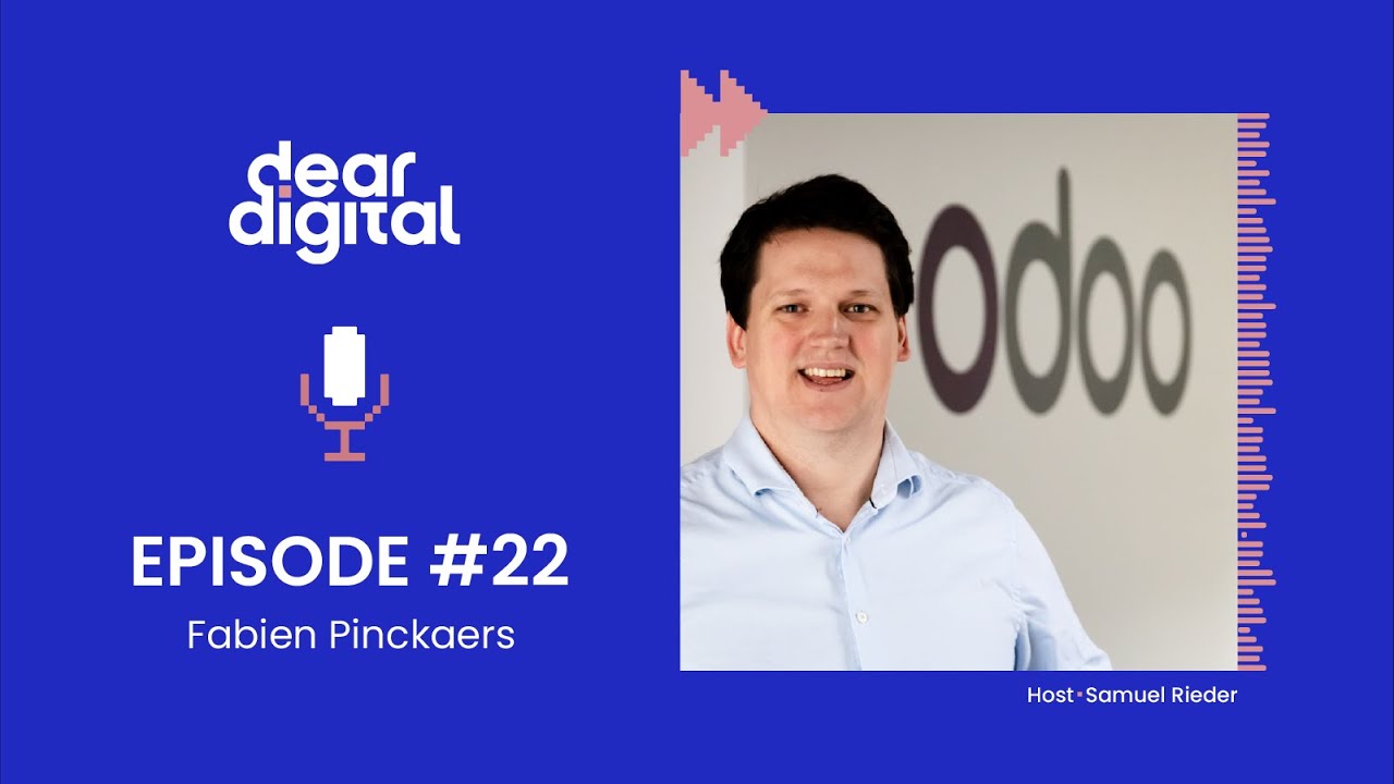 #22 The Power of Odoo with Fabien Pinckaers - YouTube