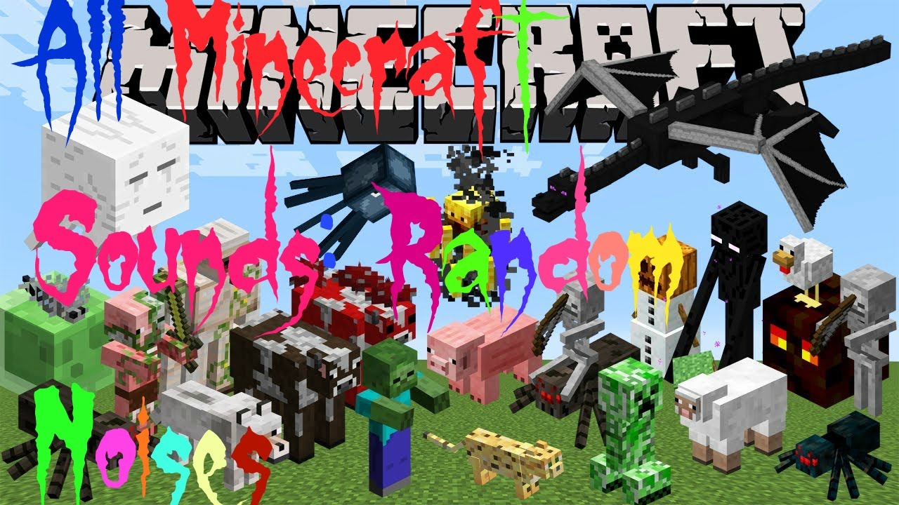 All Minecraft Sounds Random Noises - YouTube