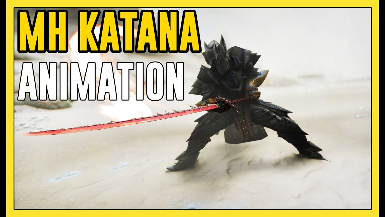 (4K) SKYRIM SE MOD I Anchor A I Monster Hunter Katana Moveset - YouTube