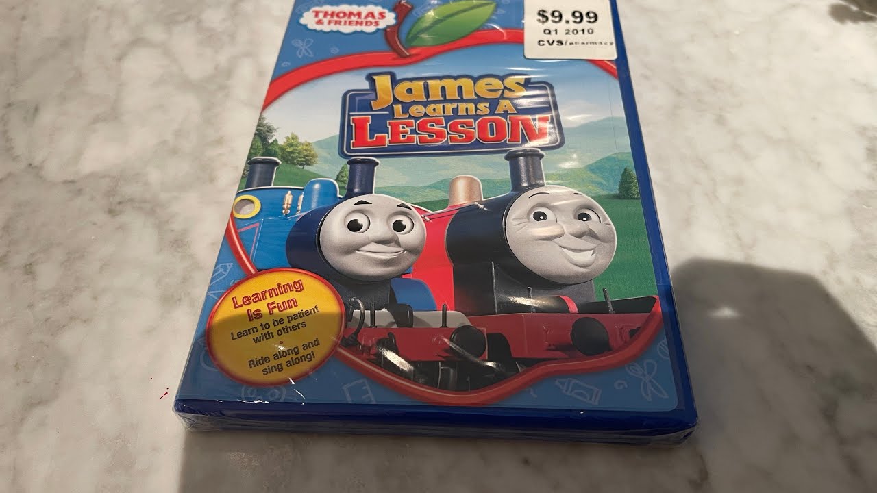 Thomas and Friends: James Learns a Lesson 2009 DVD Cover Review - YouTube