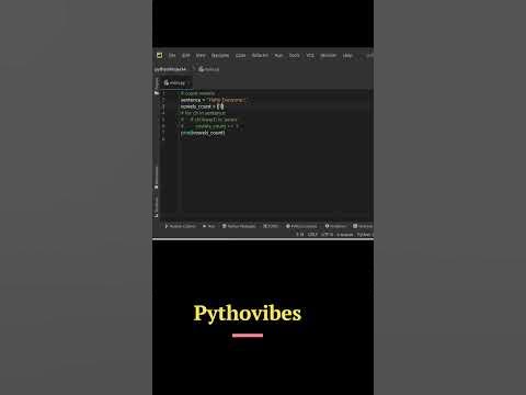 🔥Count Vowels in strings using #python #interview #shorts @pythonvibes_ #pythonvibes_ #ey #tips ...