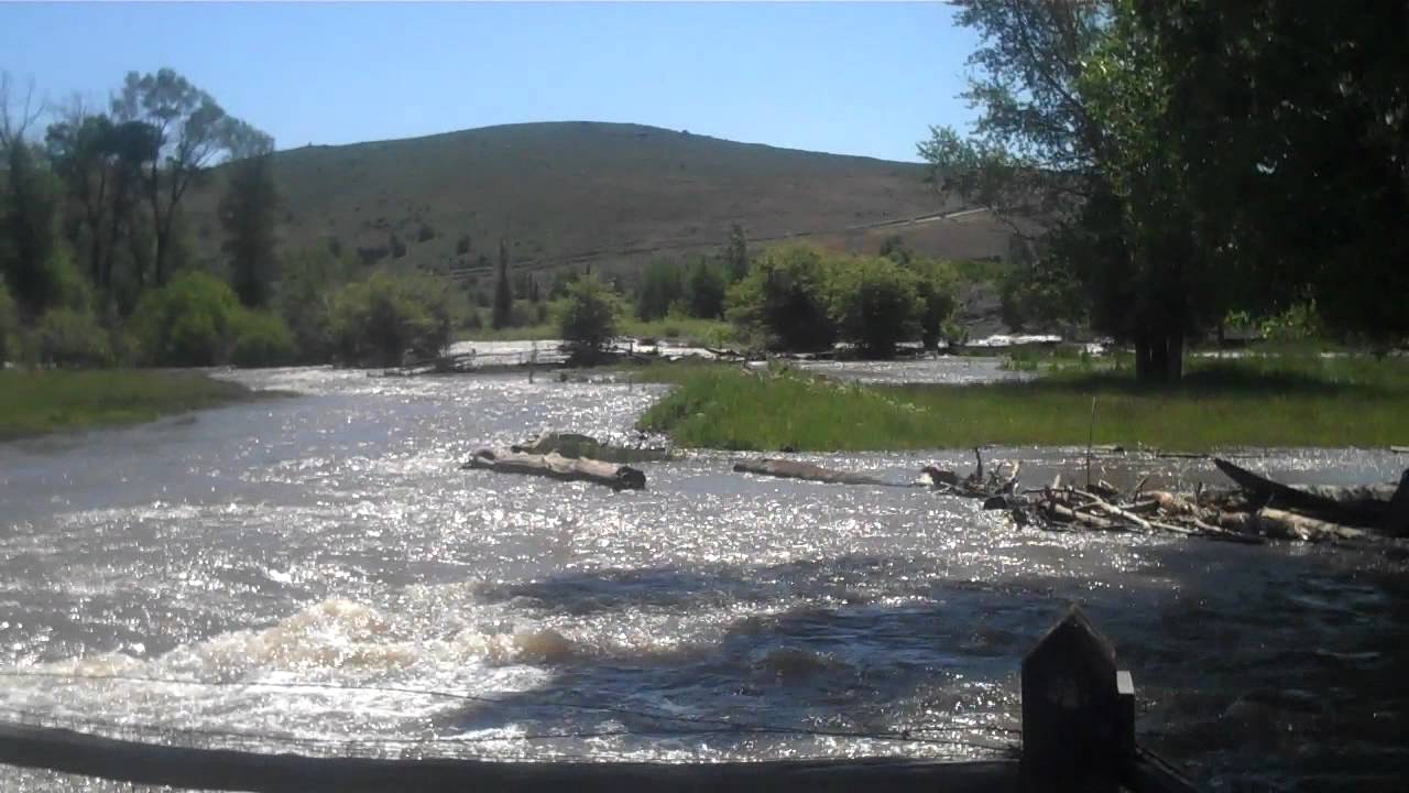 Upper Provo River Flooding Farms 2011 - YouTube