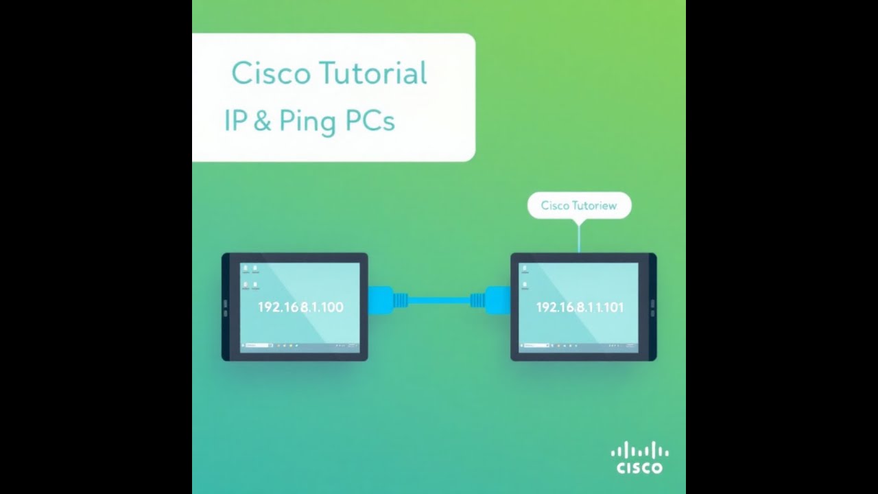 Cisco Basics: How to Configure IP & Ping Between Two PCs Step-by-Step ...