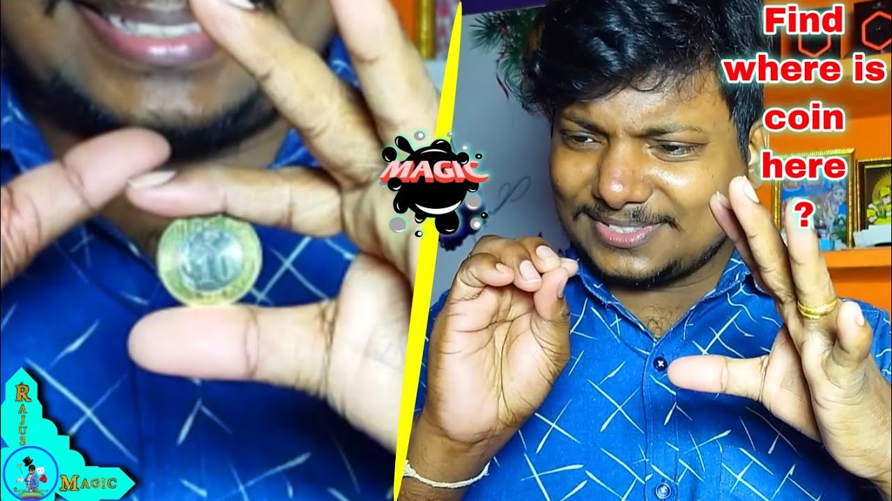 Coin teleporting Magic tutorial by Rajus Magic - YouTube