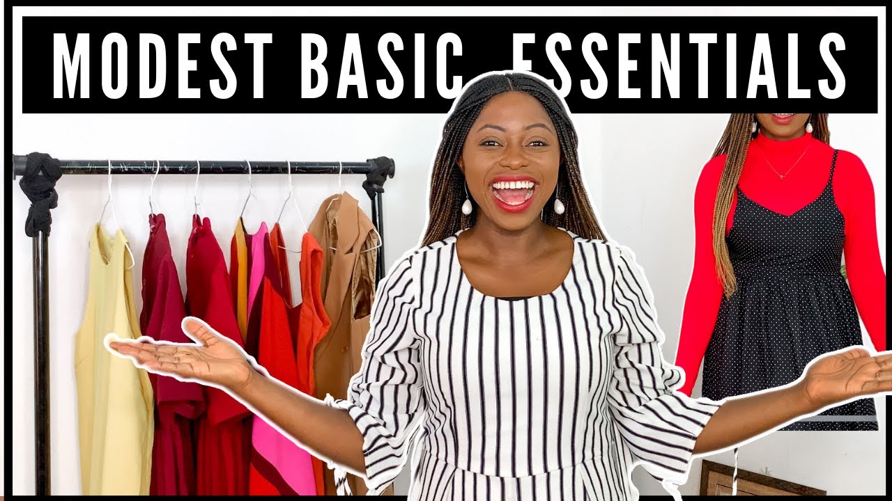 7 MODEST FASHION BASIC ESSENTIALS | STYLE TIP - YouTube