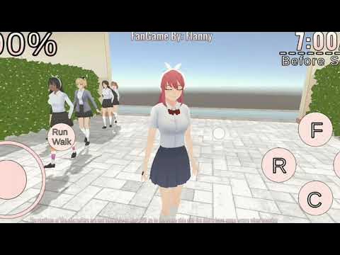 Flanny love simulator 2💖 +DL ! (in coment) || fan game yandere simulator - YouTube