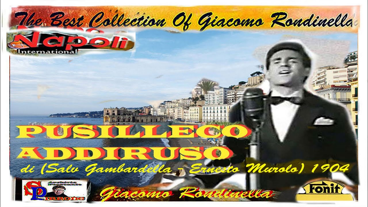 Giacomo Rondinella - PUSILLECO ADDIRUSO 1953 - YouTube