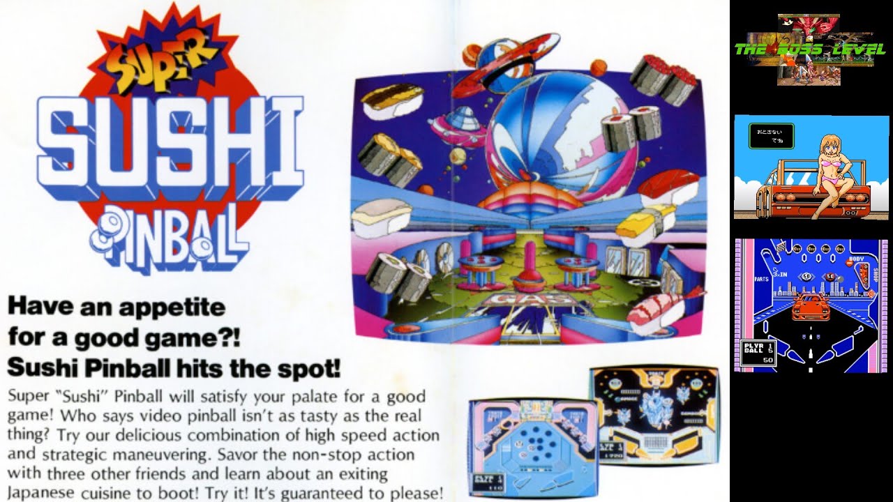 Super Sushi Pinball - An unreleased Nintendo NES game - first play ...