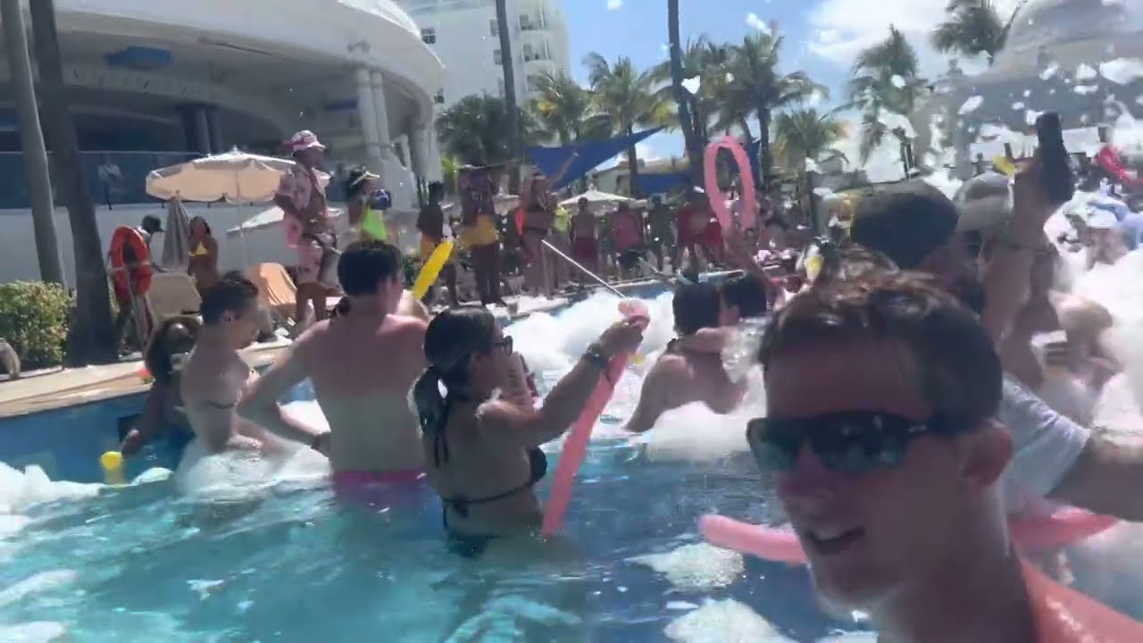 Foam/Pool Party July 16/22 Riu Las Americas. Cancun - YouTube