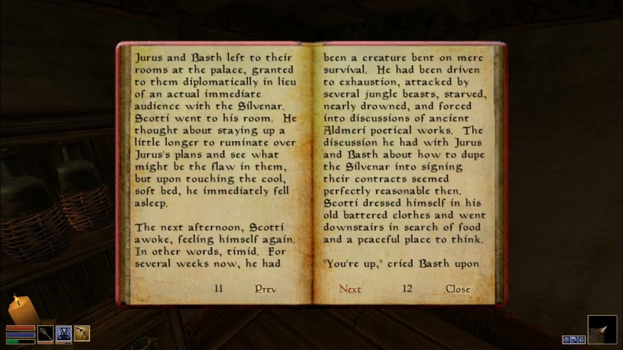 Morrowind (OpenMW) - A terrible time (+ Books) - Part 9 - Justice and a good book. - YouTube