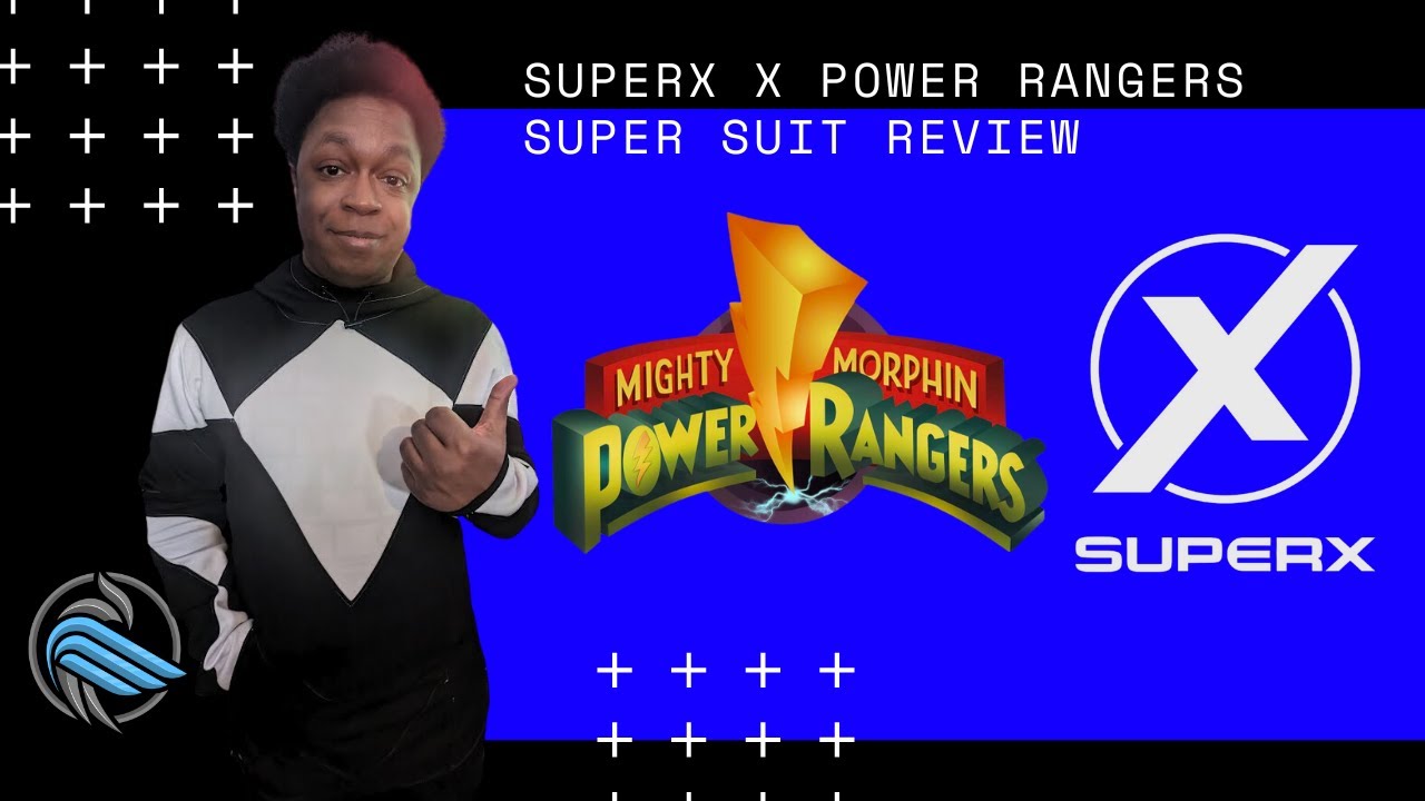 SuperX & Power Rangers collab - SuperSuit! Black Ranger suit review ...