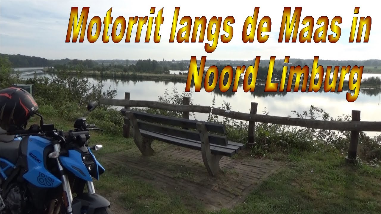 Motorrit langs de Maas in Noord Limburg - YouTube