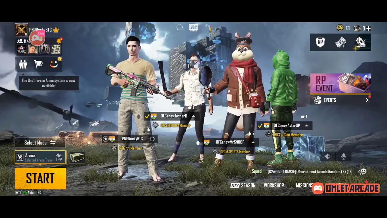 ROCKY BTC LIVE WITH PUBG MOBILE T1 SCRIMS (RUSH GAMEPLAY🤘🌝💪) - YouTube