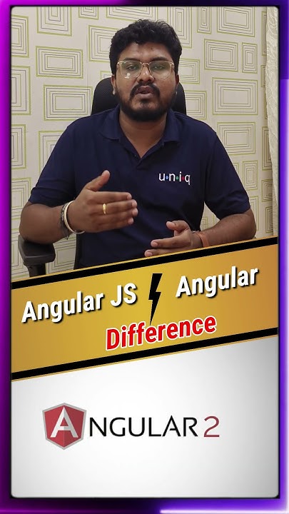 Difference Between Angular and Angular js | தமிழில் | #shorts - YouTube