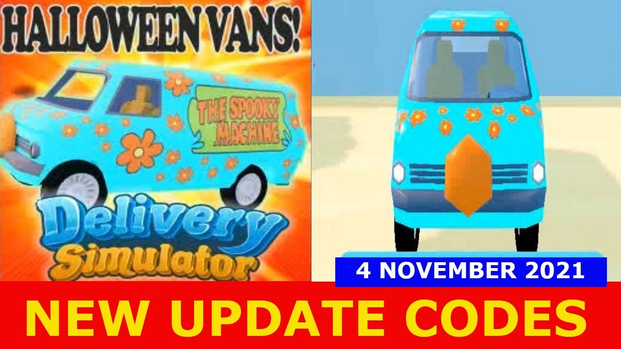 NEW UPDATE CODES *HALLOWEEN VANS* [Update] Delivery Simulator ROBLOX ...