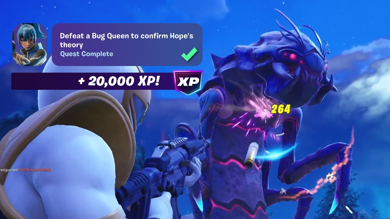 How to EASILY Defeat a Bug Queen to confirm Hope's theory Fortnite ...