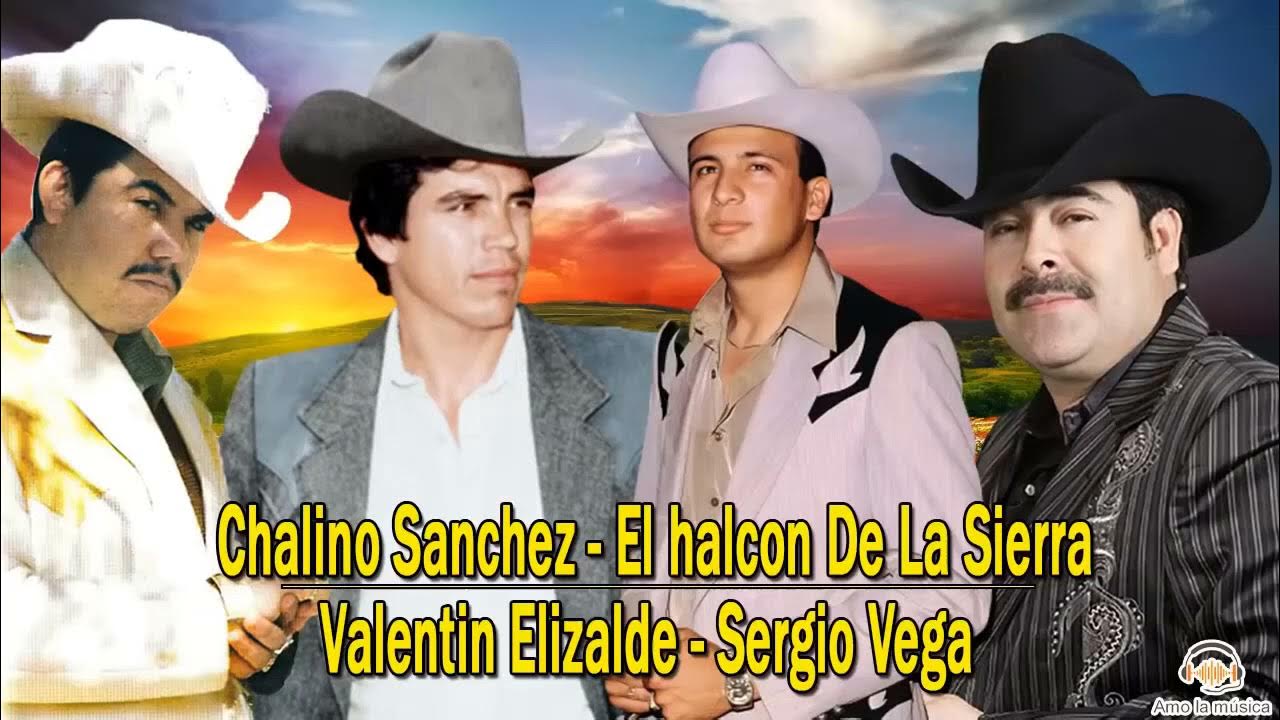 Valentin Elizalde, Sergio Vega, Chalino Sanchez, El halcon De La Sierra Mix Corridos - YouTube