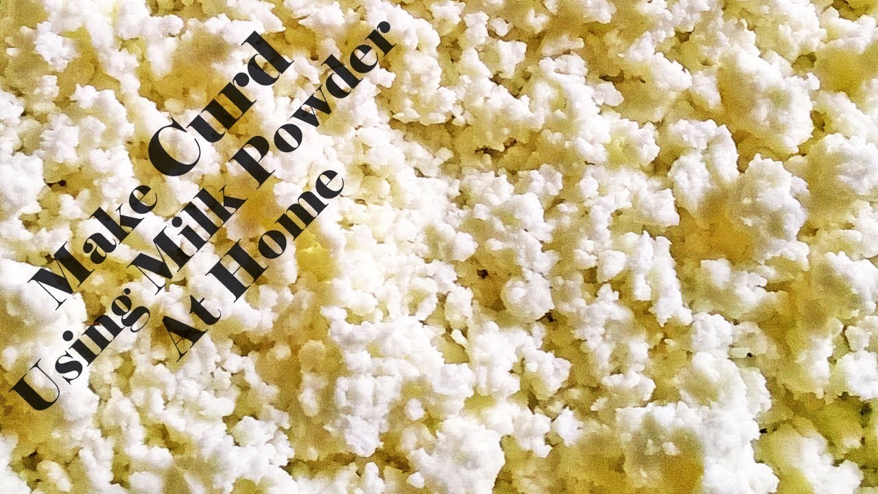 How To Make Curd Using Milk Powder At Home - YouTube