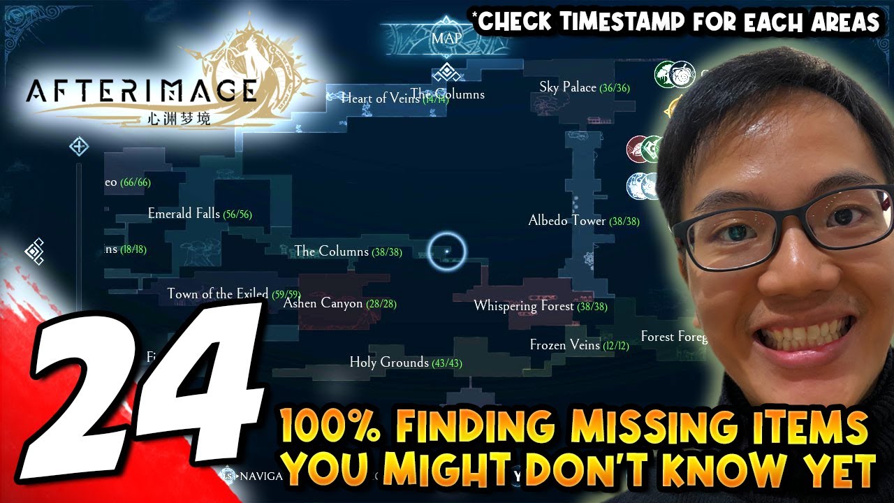 #24 AFTERIMAGE 100% Finding All Missing Items You Might Don't Know Or ...