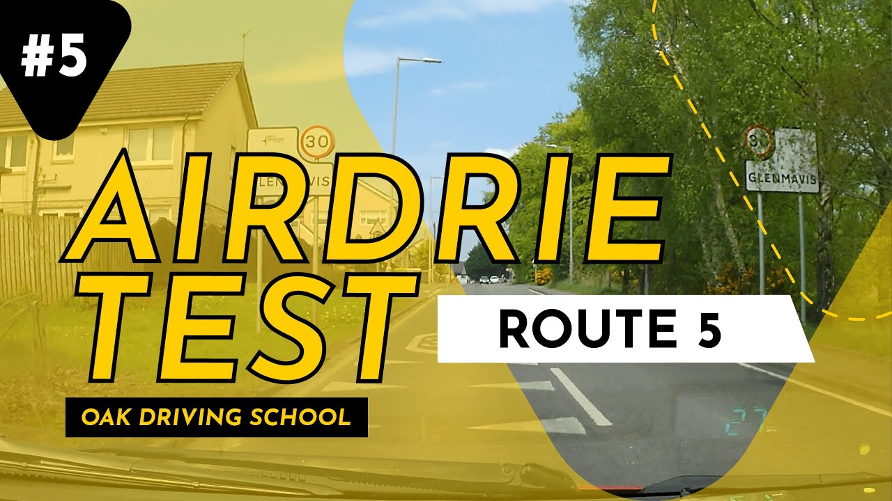 Airdrie Driving Test Routes 5 - Real Test Route - Step-by-Step Guide ...