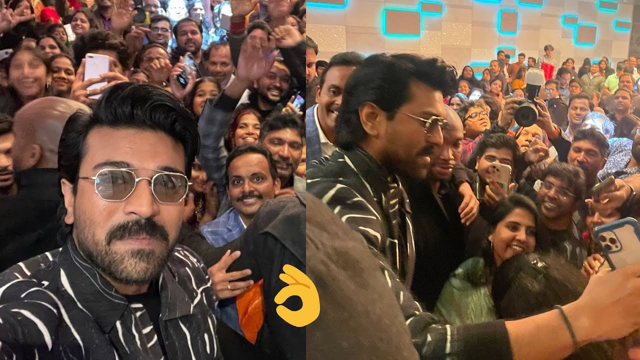 Ram Charan Craze 💥 Ram Charan Visuals at Los Angeles | Tolly Talkies ...