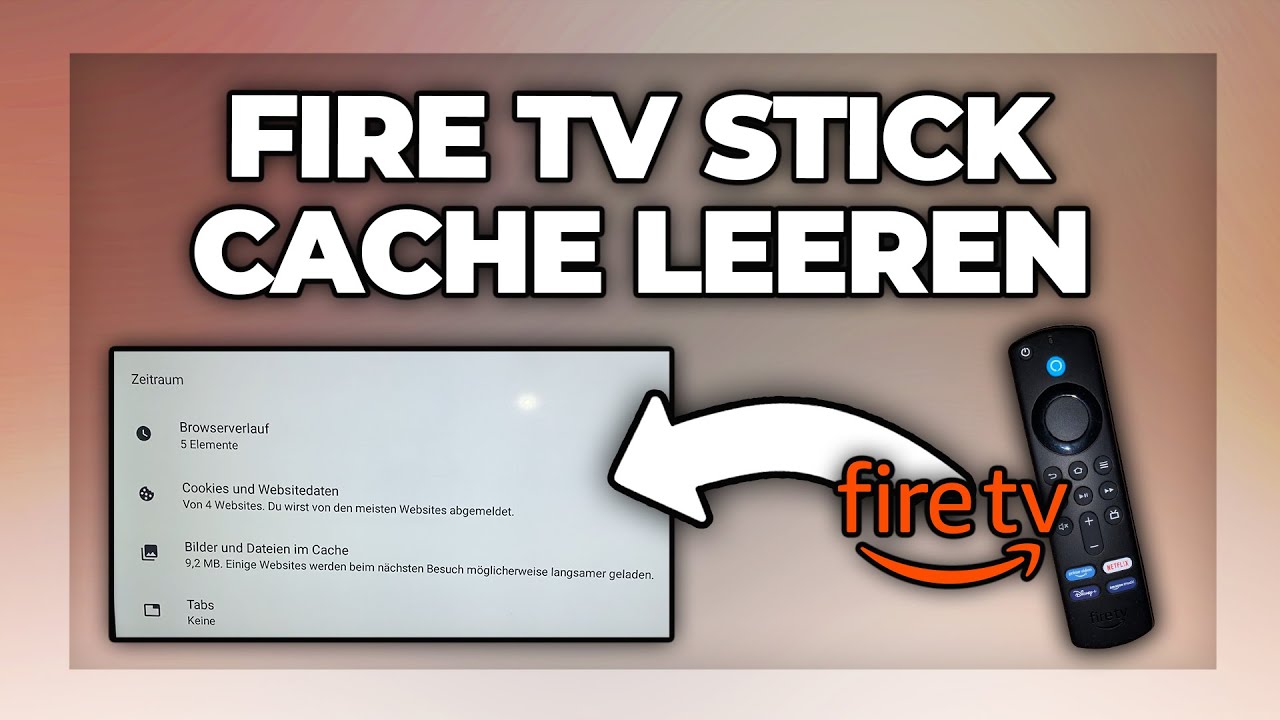 Fire TV Stick Cache leeren - Tutorial - YouTube