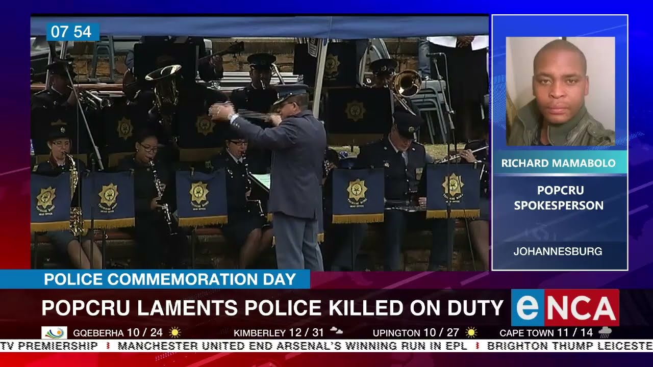 Popcru unhappy with police conditions - YouTube