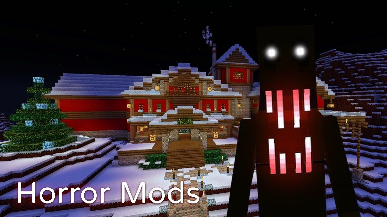Minecraft's OG Christmas World But With Horror Mods! - YouTube