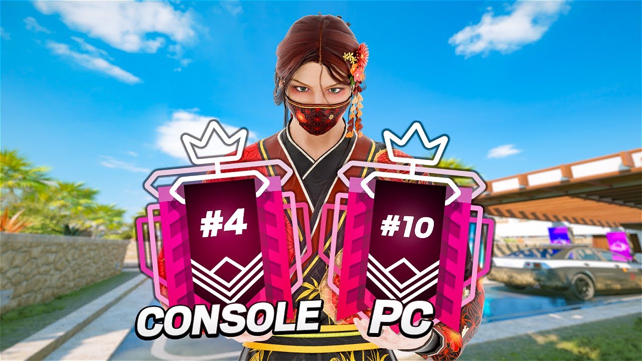 CONSOLE PRO GRINDING PC RANKED WITH TOP CHAMPS! - YouTube