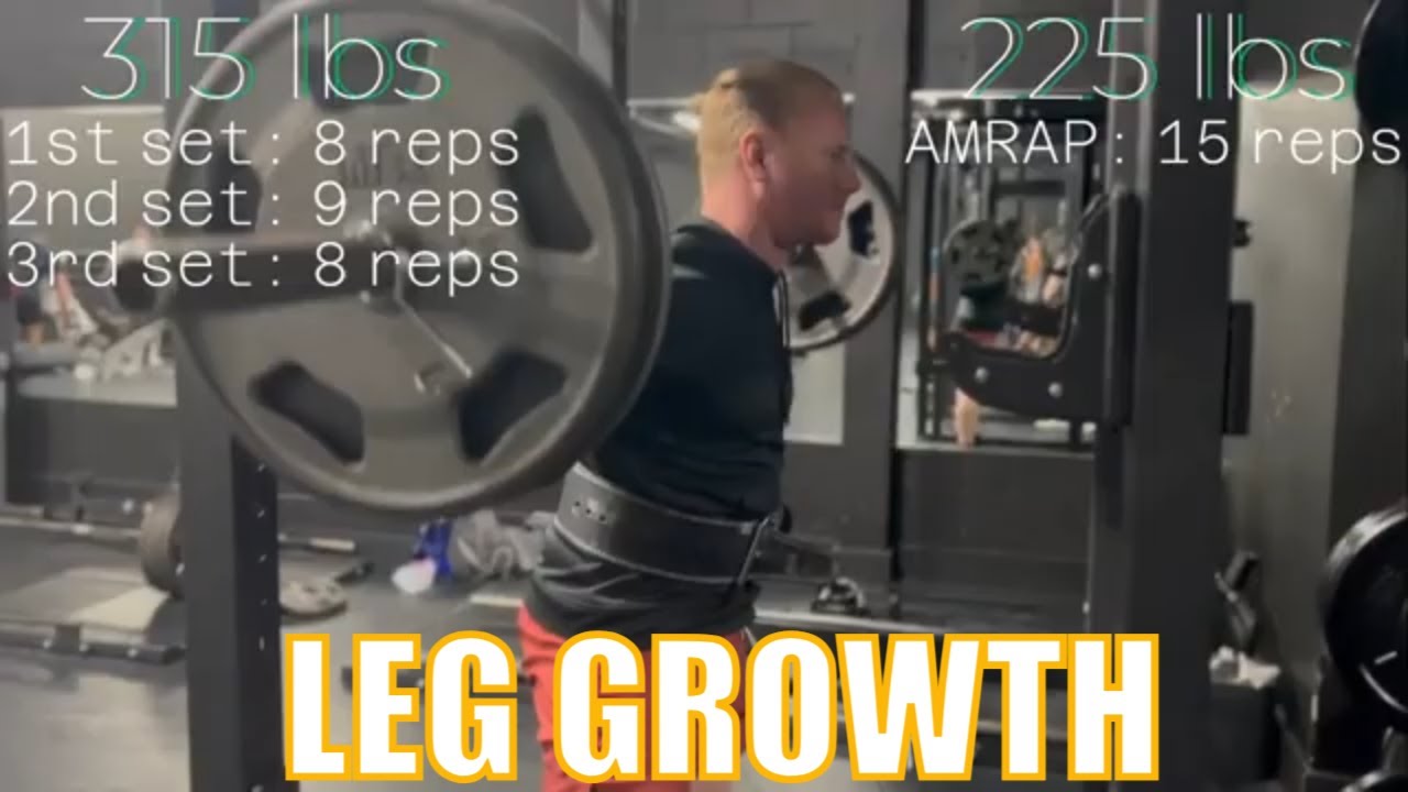 Quads, Hamstrings, Calves | Leg Day | 207.8 lbs - YouTube