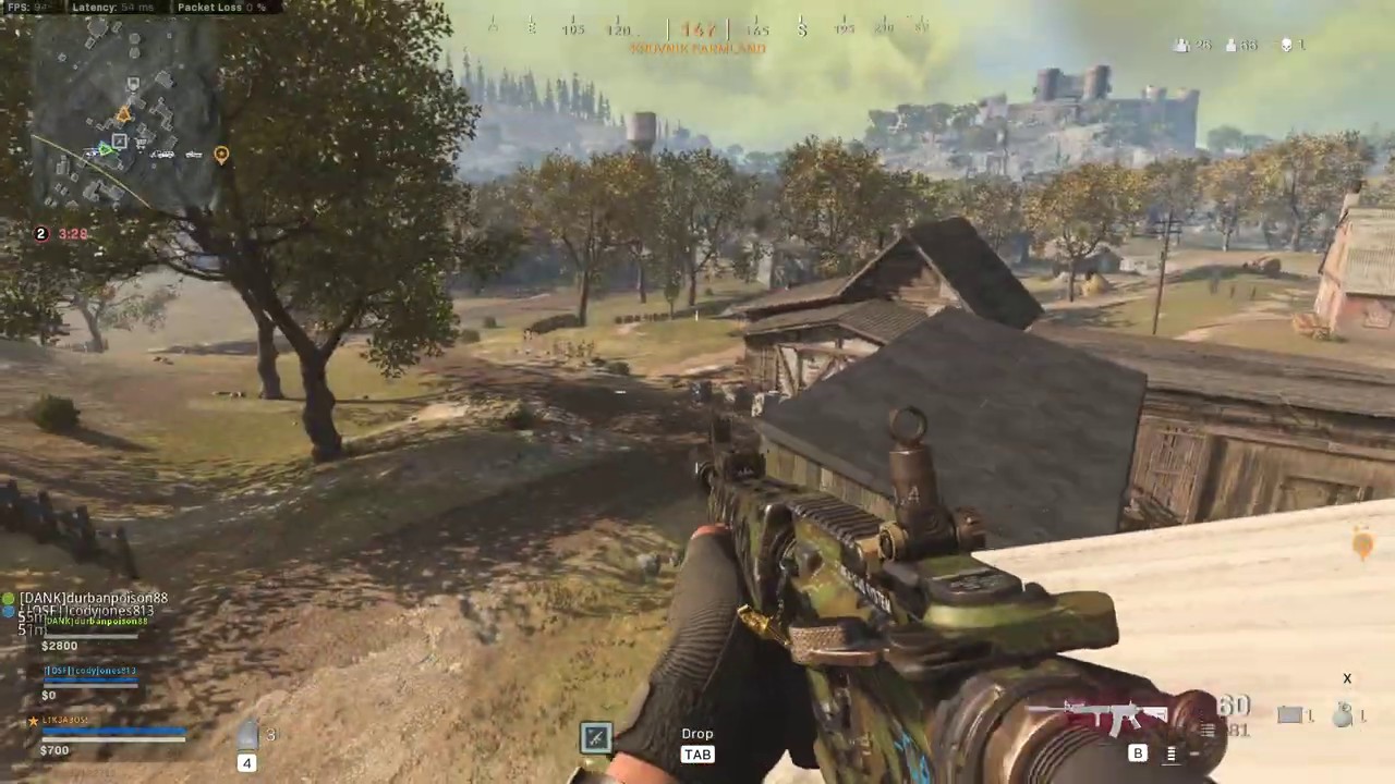 Call of Duty Warzone Downing enemies in Farmland - YouTube