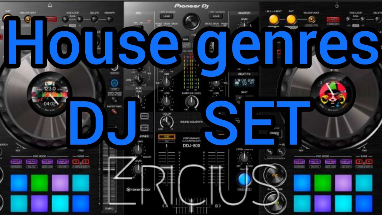 HOUSE GENRES DJ SET (Ericius dj) - YouTube