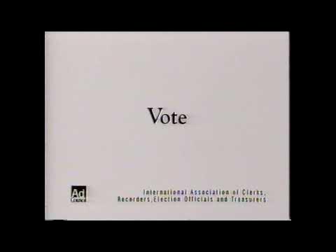 Public Service Announcement - Vote (1992) - YouTube