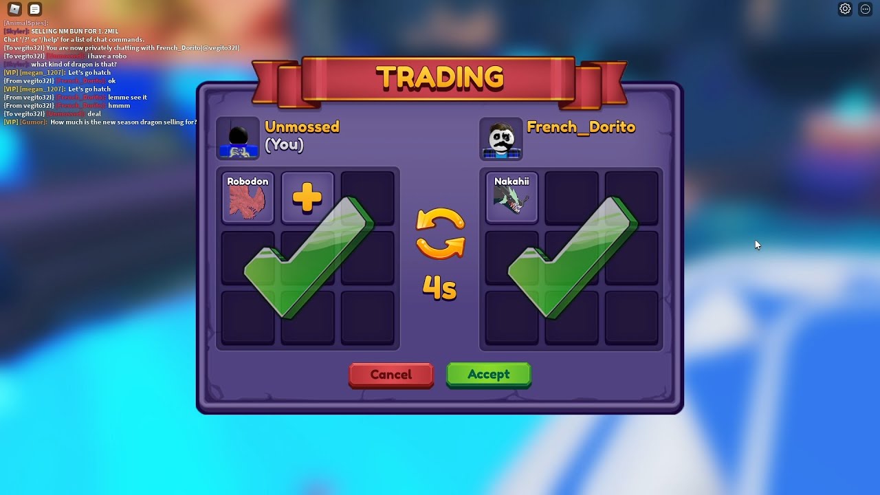 Trading A Robodon for a Nakahii! (Roblox Dragon Adventures) W/F/L ...