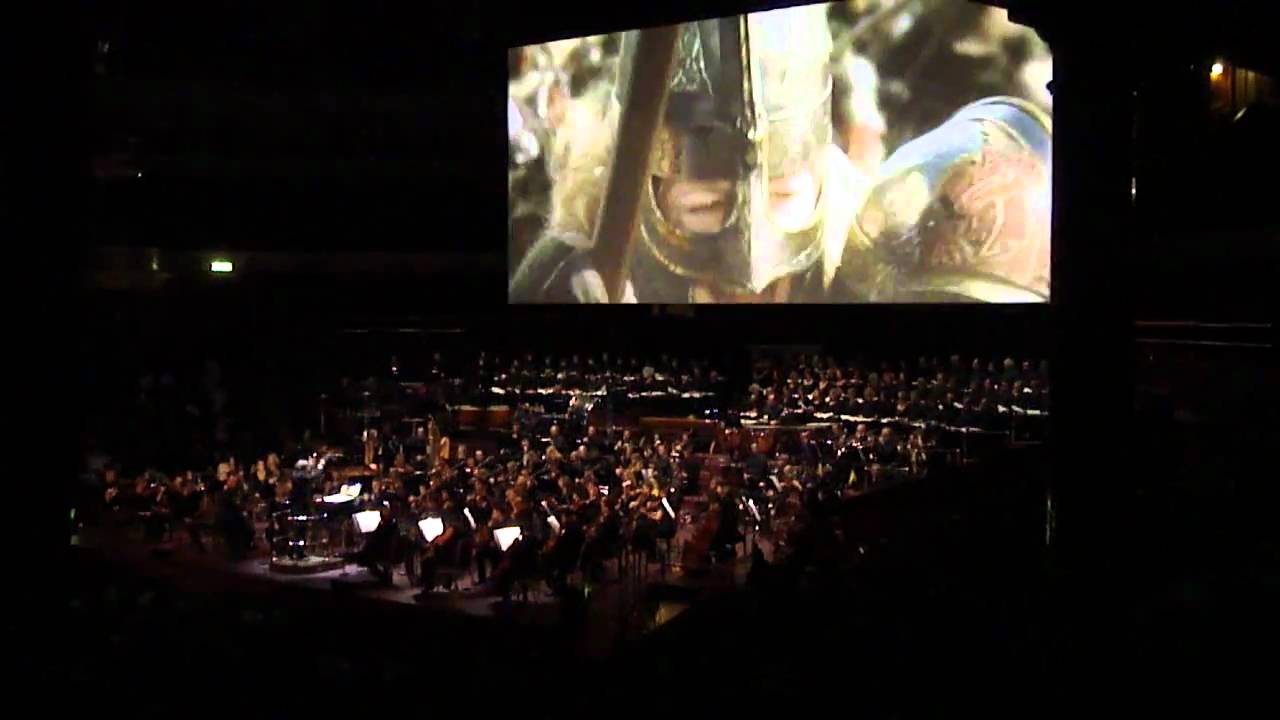 the lord of the rings at the royal albert hall 28/9/2010 - YouTube