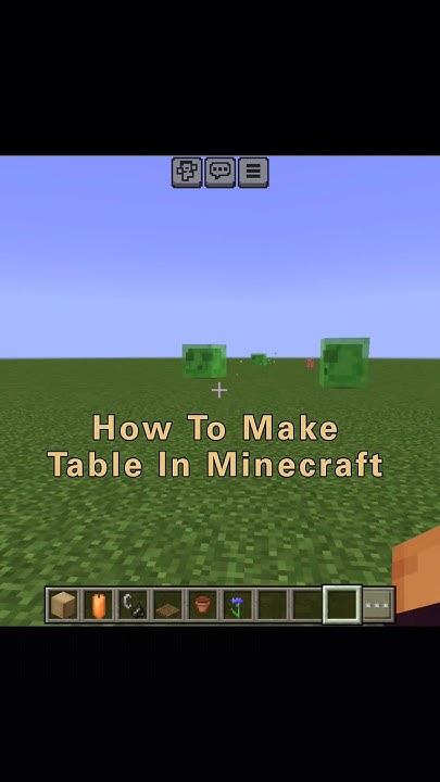 How To Make Table In Minecraft | Minecraft | Gamers Hub #minecraft # ...