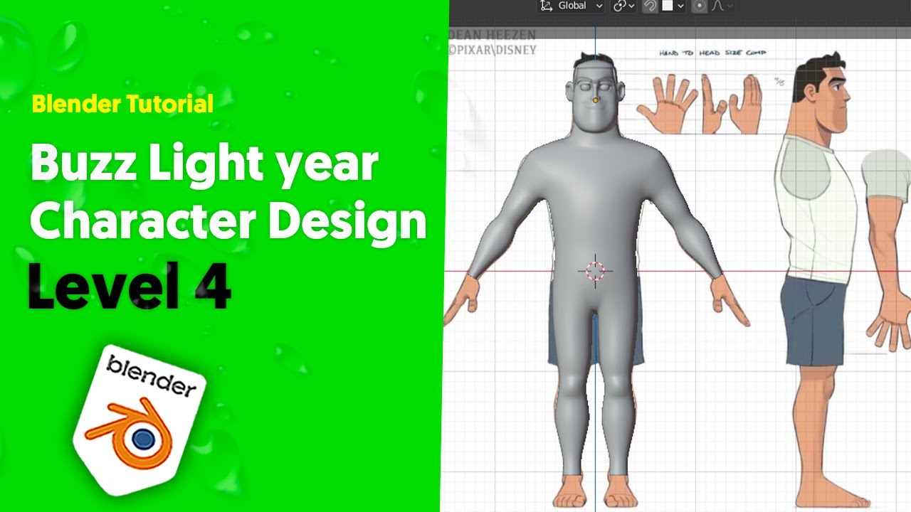 Blender Tutorial: character modelling, 3d model, buzz lightyear ...