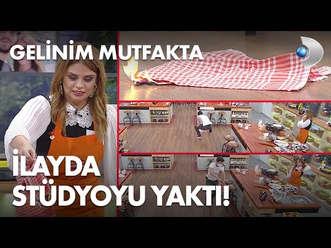 İlayda stüdyoyu yakıyordu! Gelinim Mutfakta 553. Bölüm