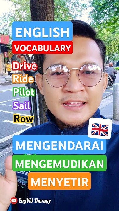 Bahasa Inggris "MENYETIR & MENGENDARAI" #shorts #fyp #learnenglish #englishlearning # ...