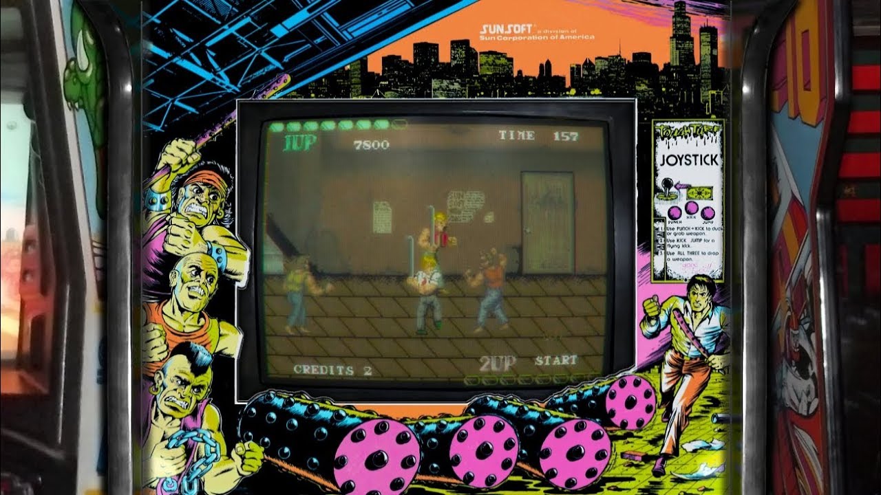 Tough Turf - Realistic Arcade Bezels for Mame - YouTube