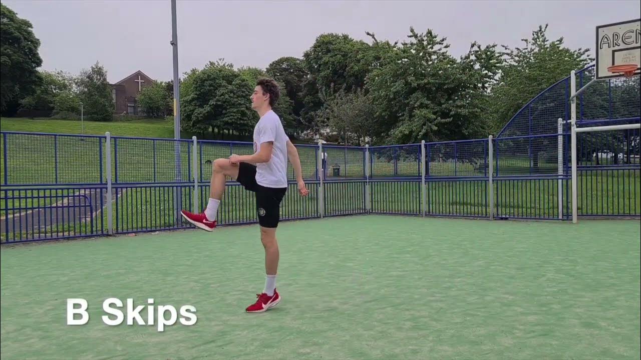 B Skips Running Drill - YouTube