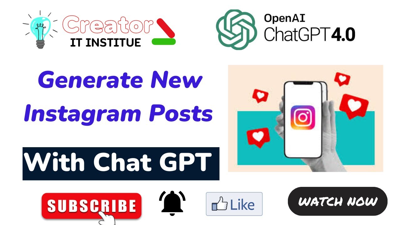 How To Use Chat GPT To Generate New Instagram Posts and Content Ideas ...