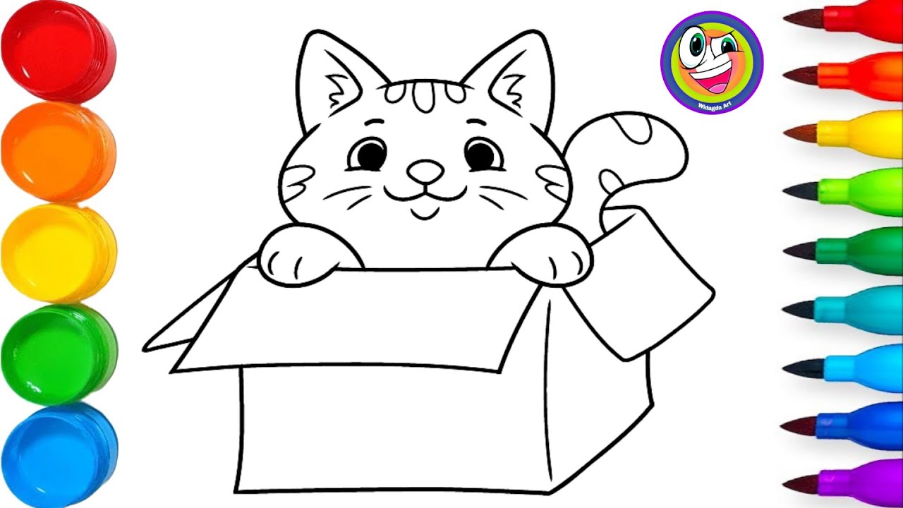 How to Draw a Cute Cat for Beginners Step by Step - YouTube