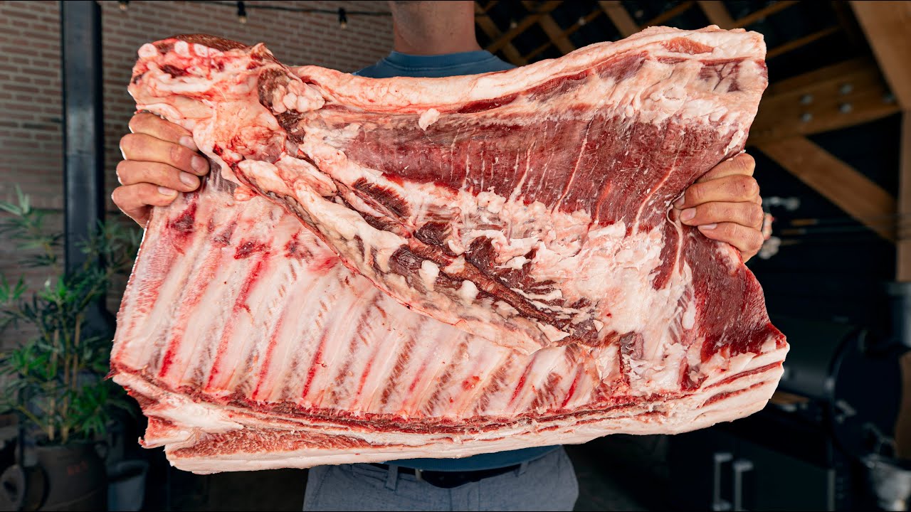 XL Smoked BBQ RIBS with Honey mustard dip sauce - YouTube