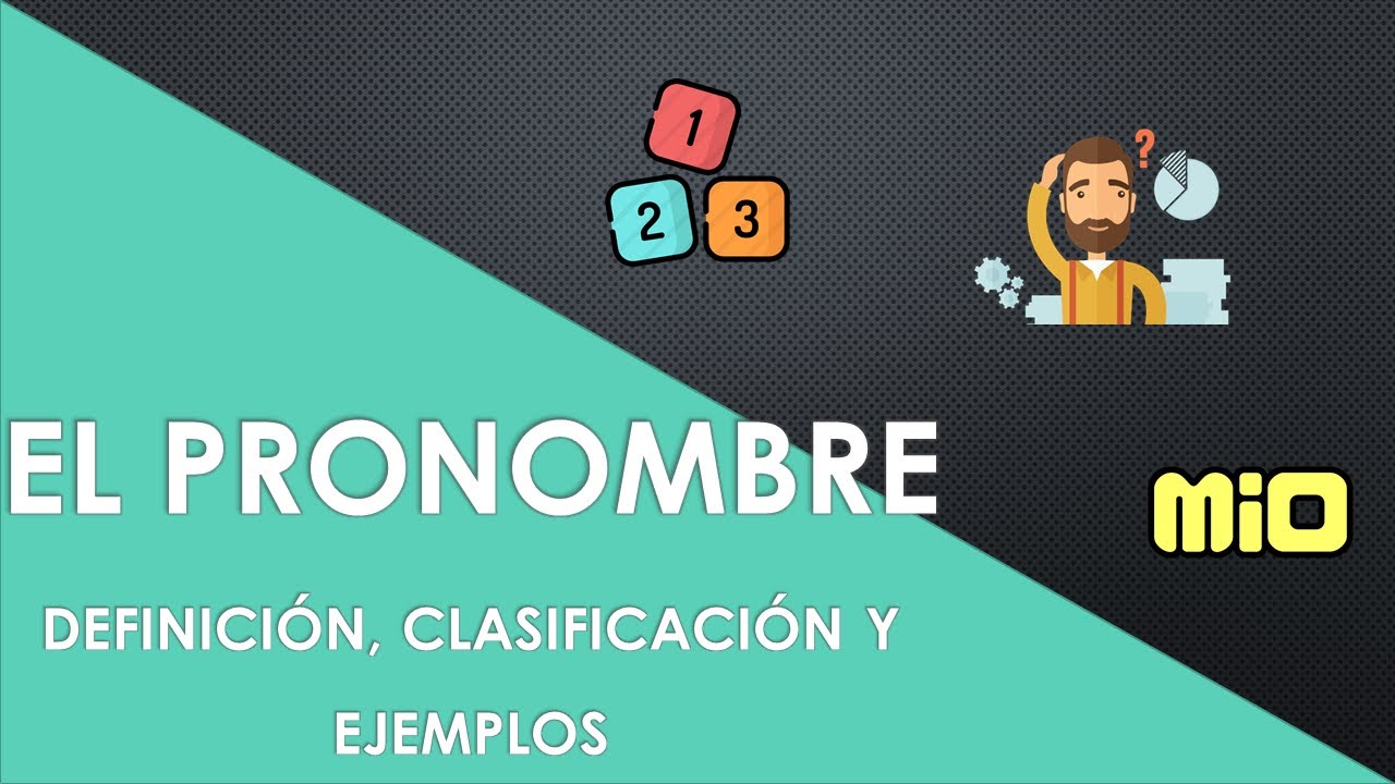 EL PRONOMBRE | Definición, clasificación y ejemplos - YouTube