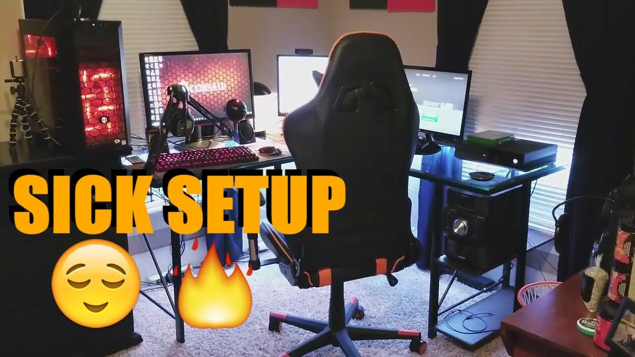 Gaming Setup 2018! (SICK!!!) - YouTube