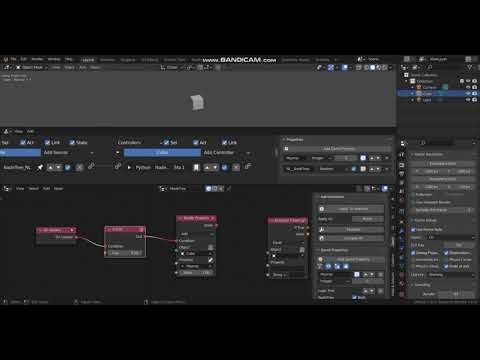[UPBGE 3.0]Logic Node Editor (Set Property) - YouTube
